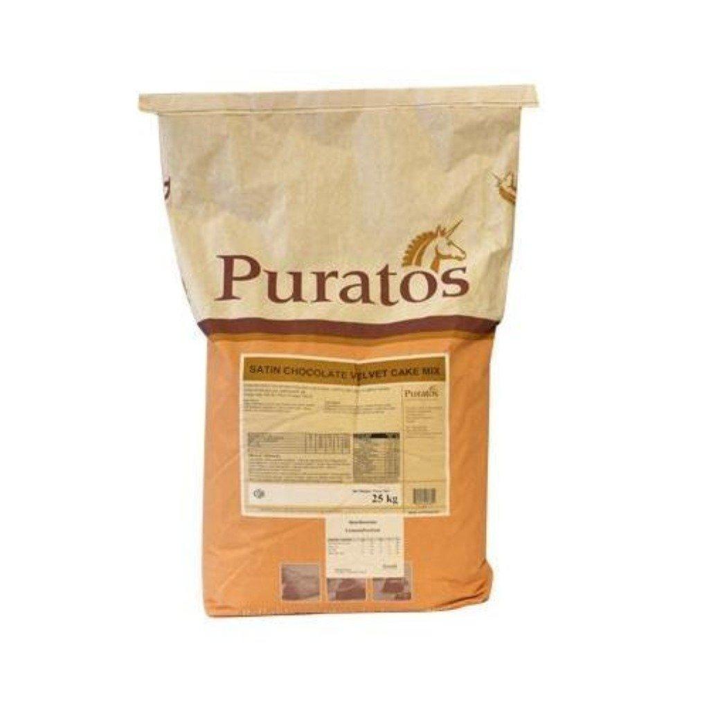 (PURATOS) SATIN CHOCOLATE VELVET CAKE, 25KGX1
